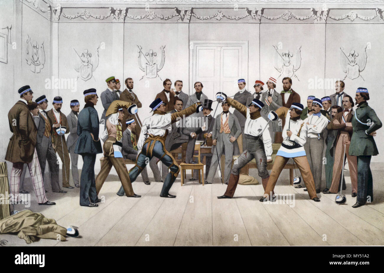 Mensur fencing hi-res stock photography and images - Alamy