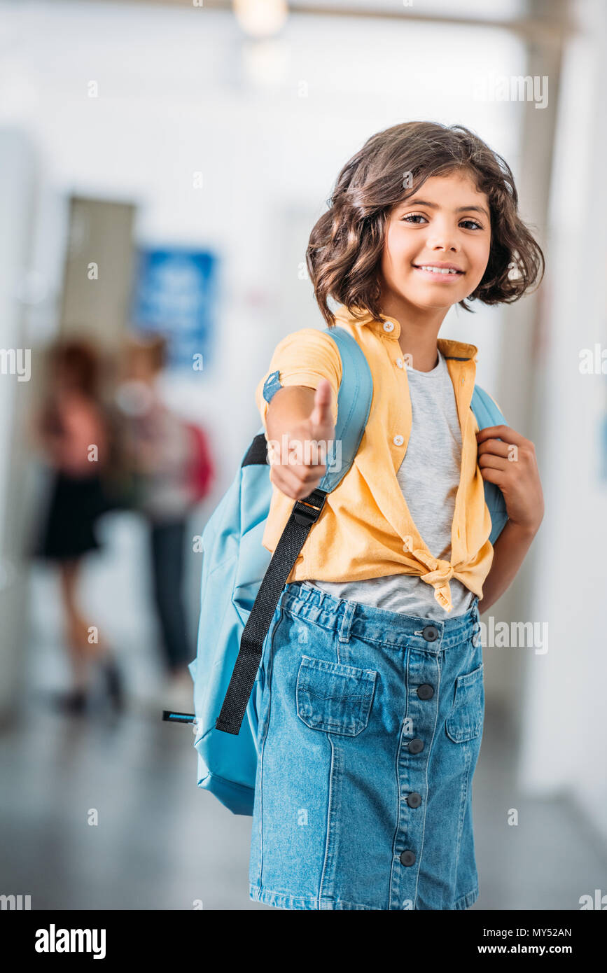 African american child showing thumb hi-res stock photography and ...