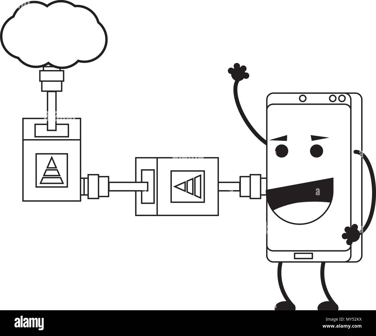 Object plugged in Stock Vector Images - Alamy