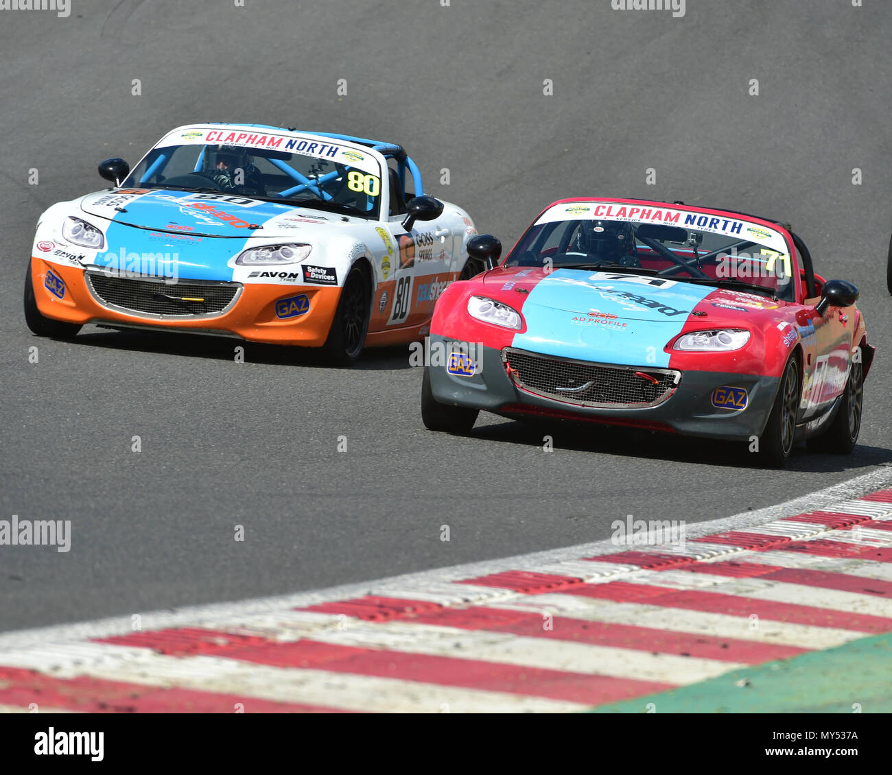 Geoff Gouriet, Nick Boon, Mazda MX-5 Mk3, Mazda MX5 SuperCup, TCR UK ...