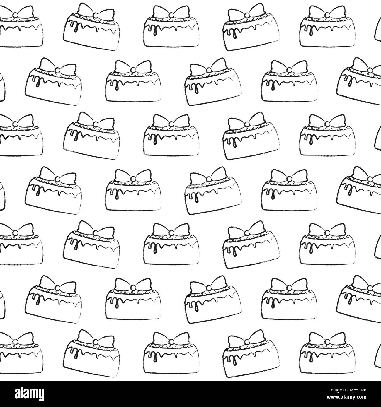 Background of birthday cake design, vector illustration Stock Vector ...