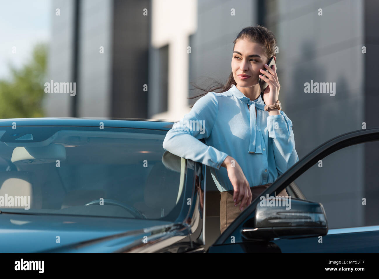 Talking at a door hi-res stock photography and images - Alamy