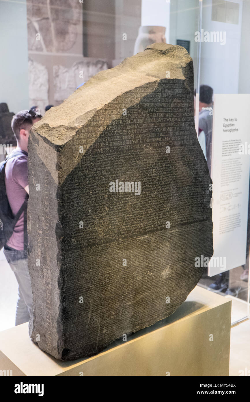 The rosetta stone museum hi-res stock photography and images - Alamy