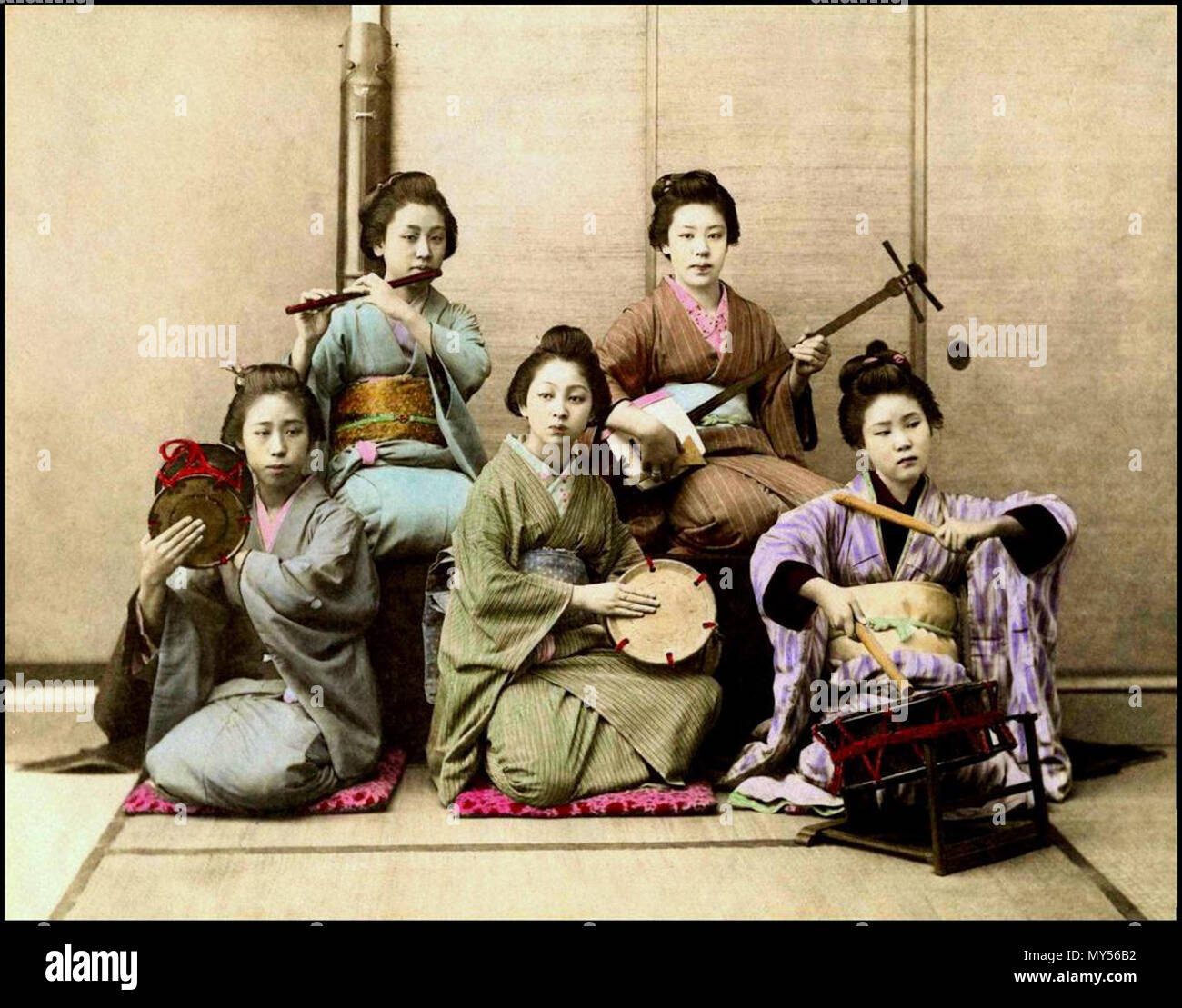 . English: hand tinted albumen print . Adolfo Farsari attributed 24 ...