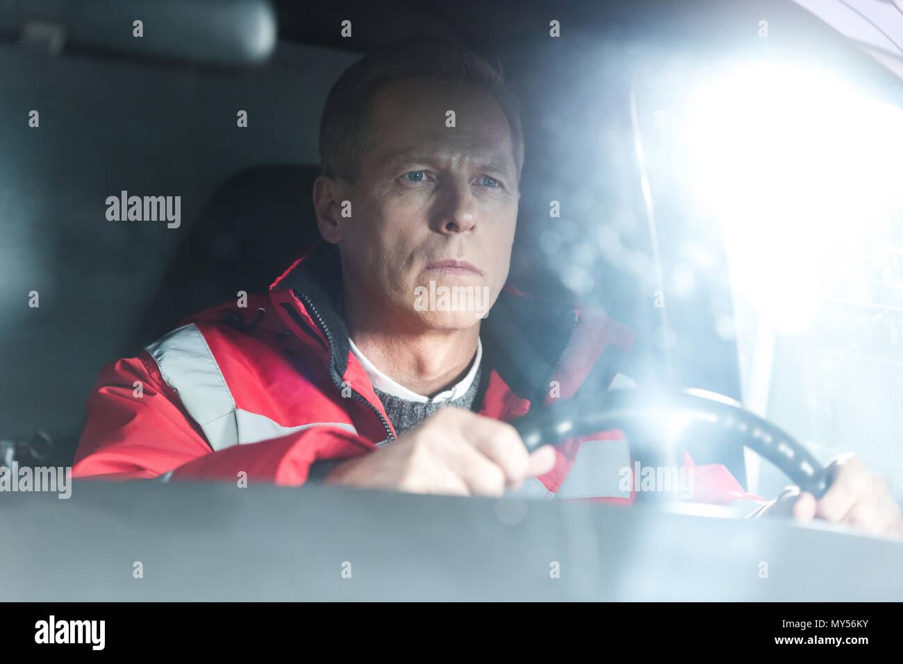 Paramedic seat hi-res stock photography and images - Alamy