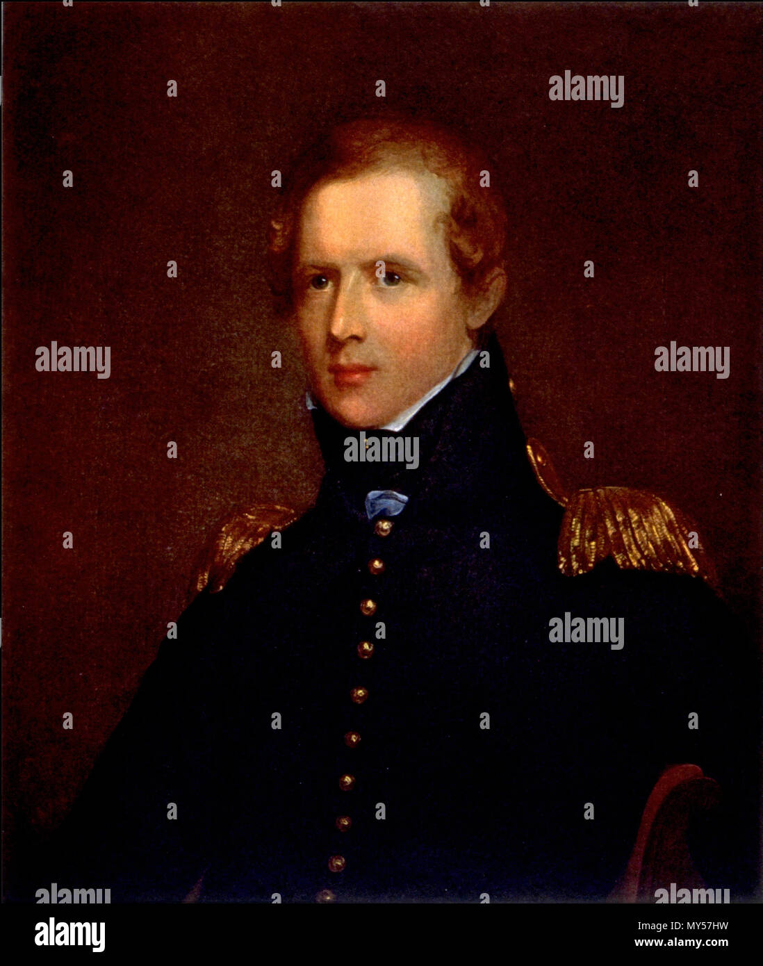 . English: Oil painting of Major John Biddle by Thomas Sully (1783–1872 ...