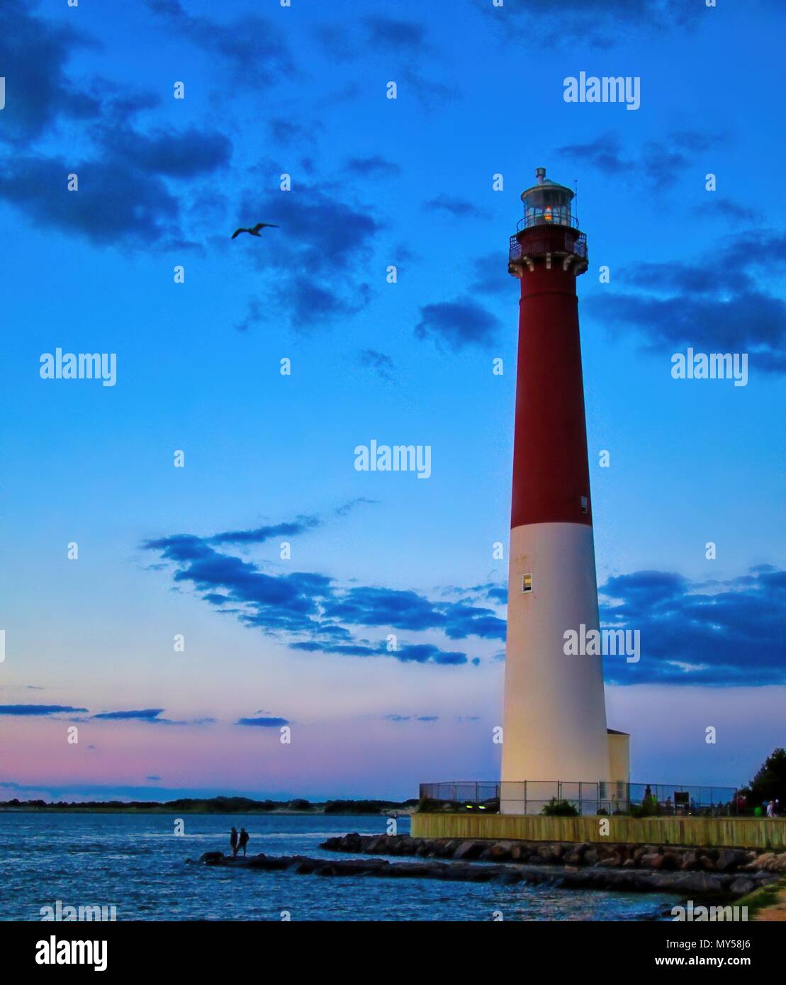 Barnegat lighthouse new jersey hi-res stock photography and images - Alamy