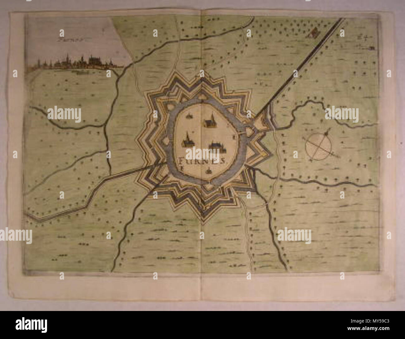 . English: Veurne, Map by Priorato . 20 November 2010. Galaezzo Gualdo ...