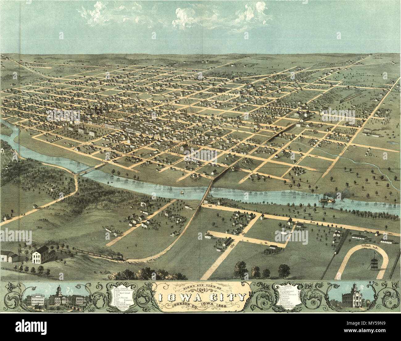 1800s city map hi-res stock photography and images - Alamy
