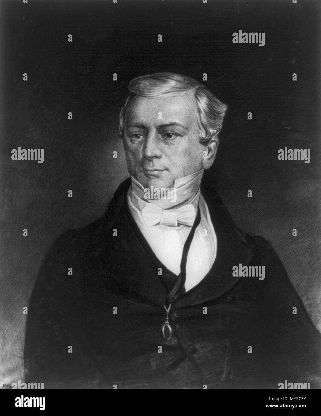 39 Andrew Stevenson, head-and-shoulders portrait, facing left Stock ...