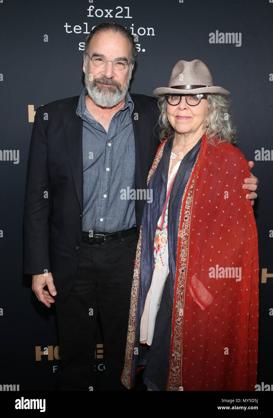 Beverly Hills, USA. 5th June, 2018. Mandy Patinkin and Kathryn Grody ...