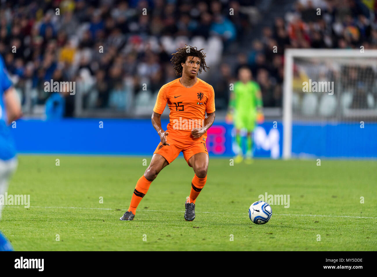 Nathan Ake of Netherlands during the International Friendly match ...