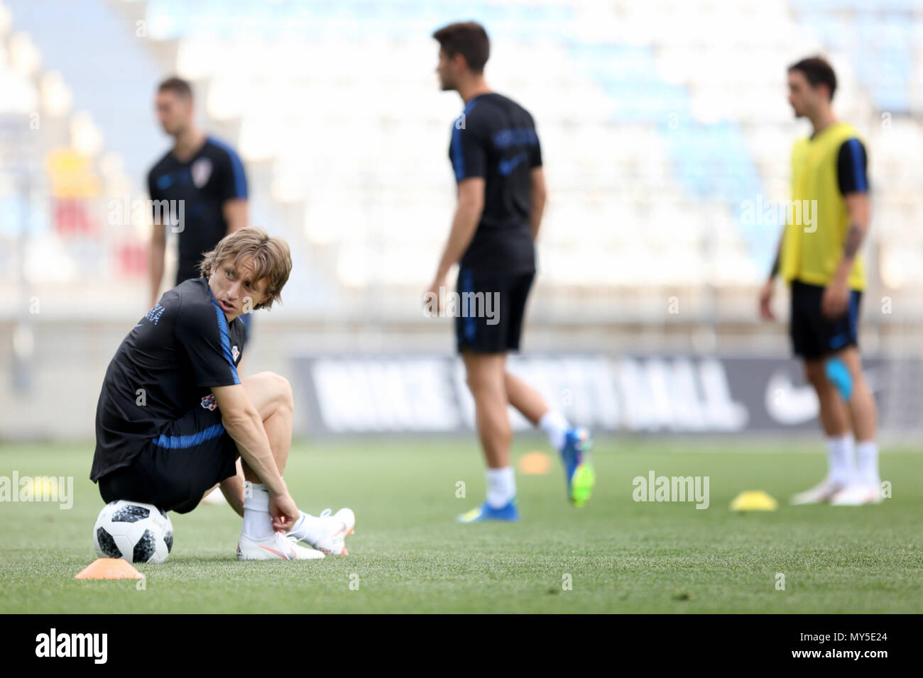 2018 world cup croatia modric hi-res stock photography and images - Alamy