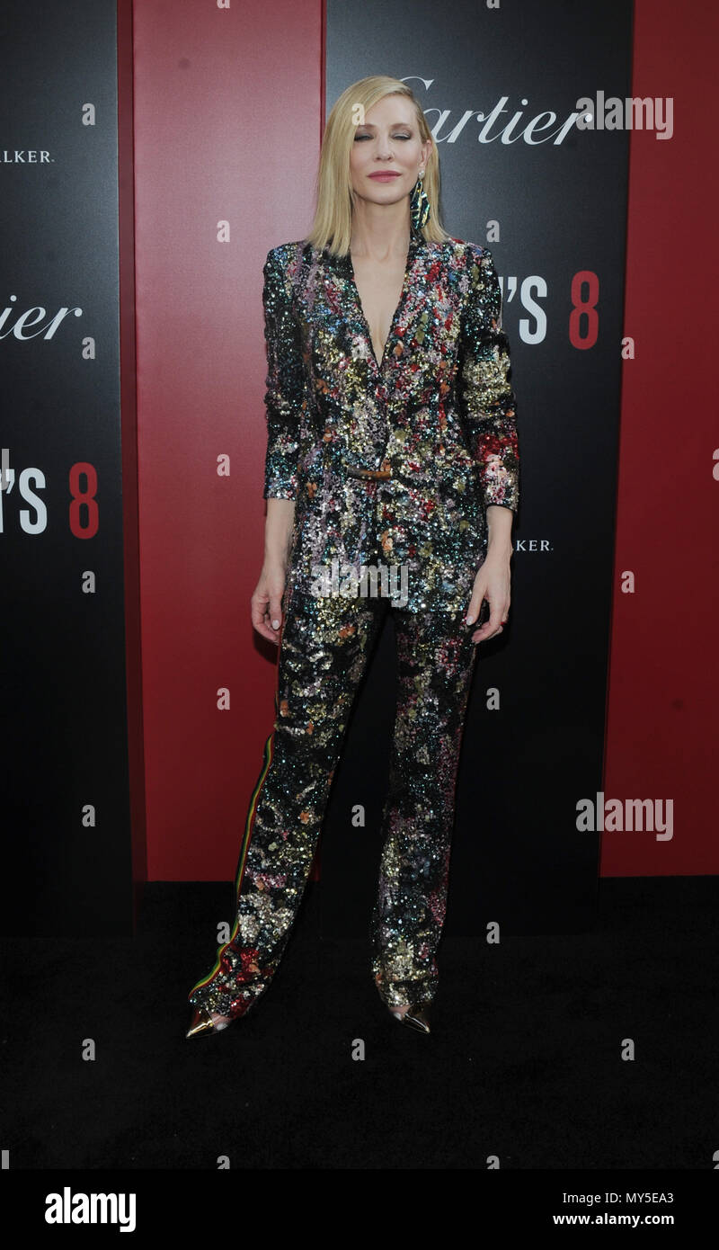 New York Ny Usa 5th June 2018 Cate Blanchett Attends Oceans 8