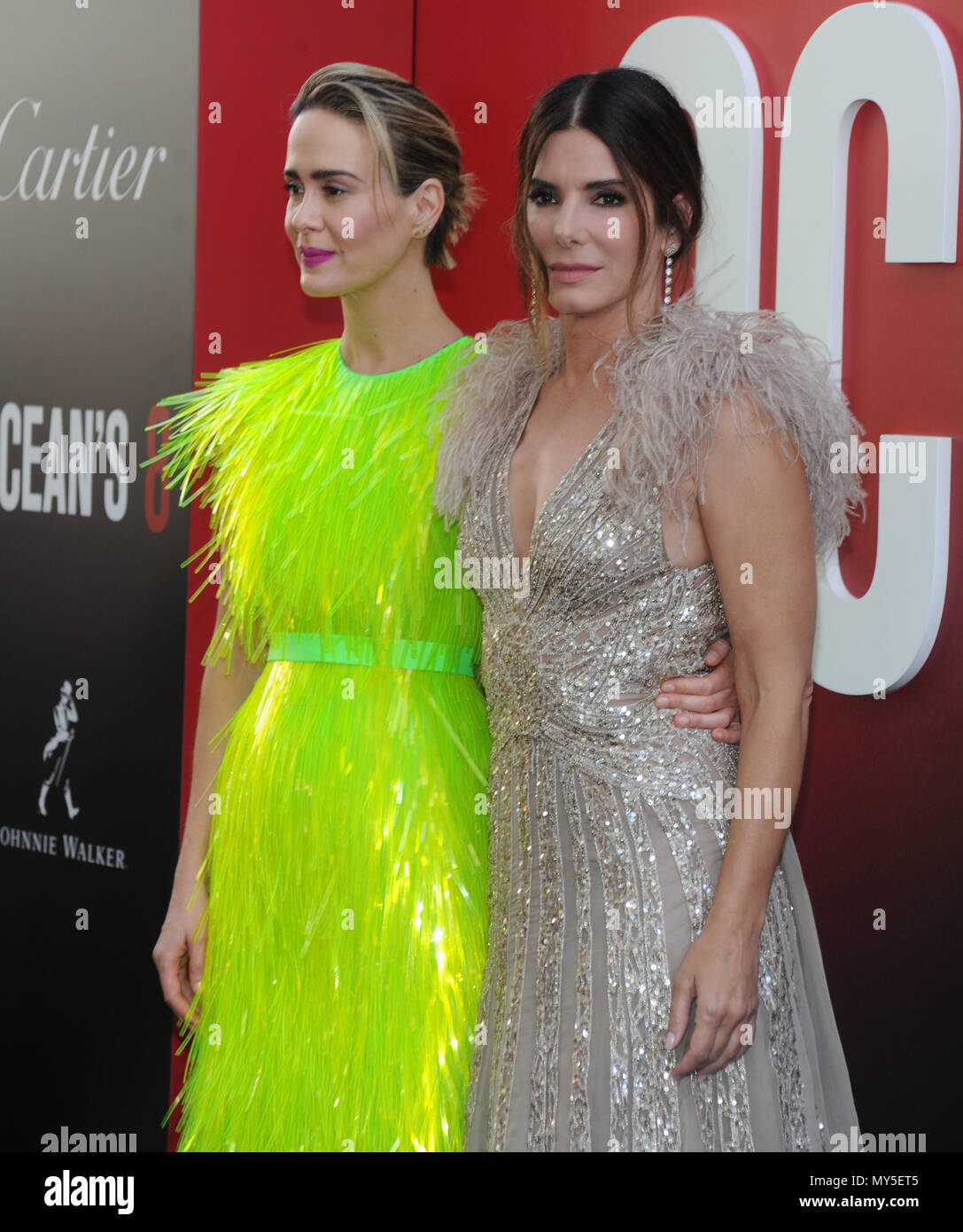 New York, NY, USA. 5th June, 2018. Sarah Paulson, Sandra Bullock ...