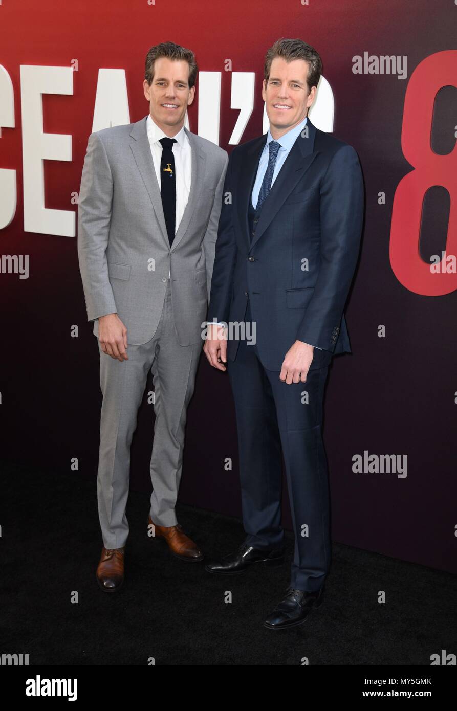 New York, NY, USA. 5th June, 2018. Cameron Winklevoss, Tyler Winklevoss ...