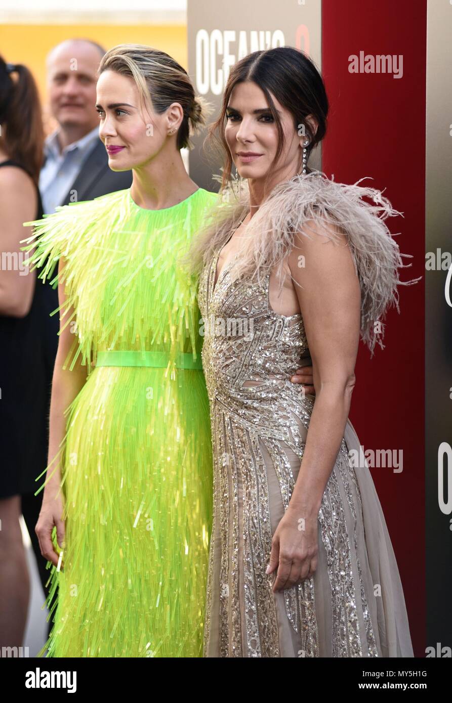 New York, NY, USA. 5th June, 2018. Sarah Paulson, Sandra Bullock at ...