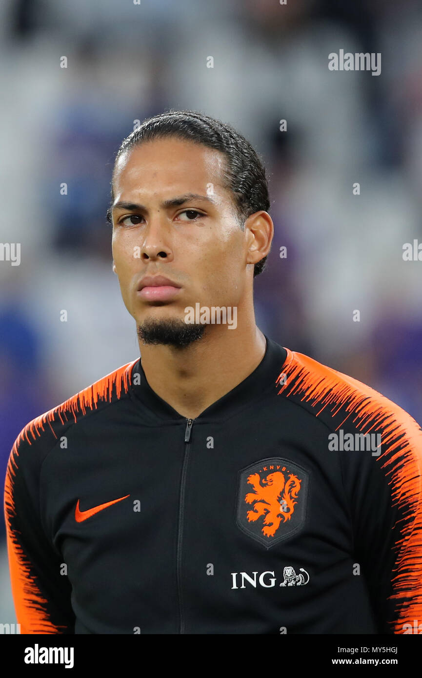 Virgil van Dijk of Netherlands during the International Friendly match ...