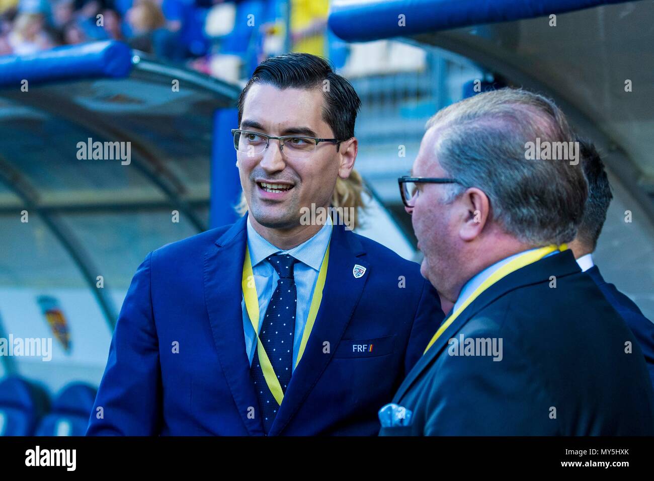 June 5, 2018: Razvan Burleanu - the President of the Romanian Football ...