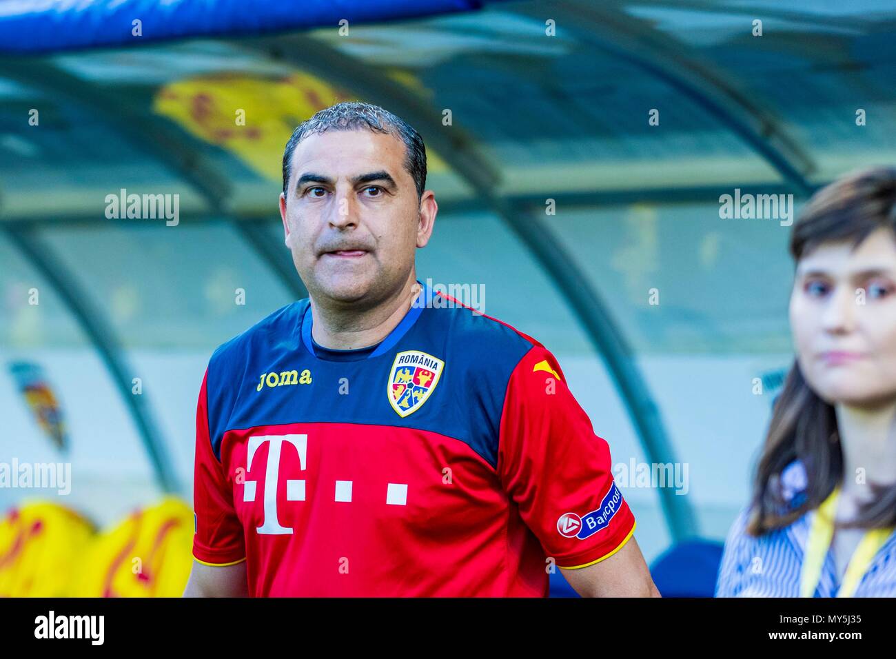 June 5, 2018: Ionel Gane - assistant coach (Romania) during the ...