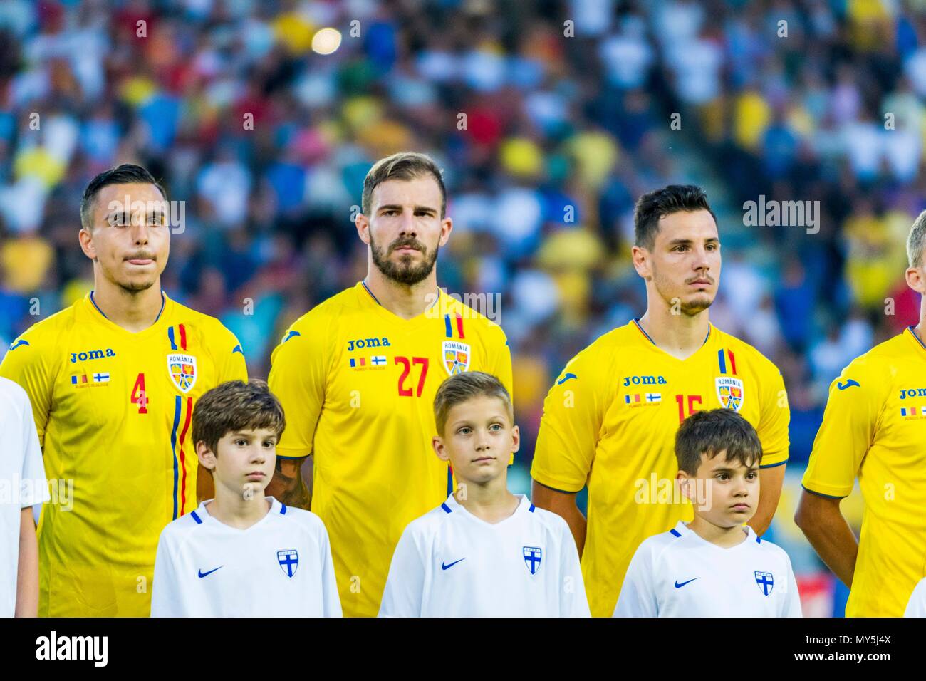 June 5, 2018: Cristian Manea #4 (Romania) Mihai Balasa #27 (Romania ...