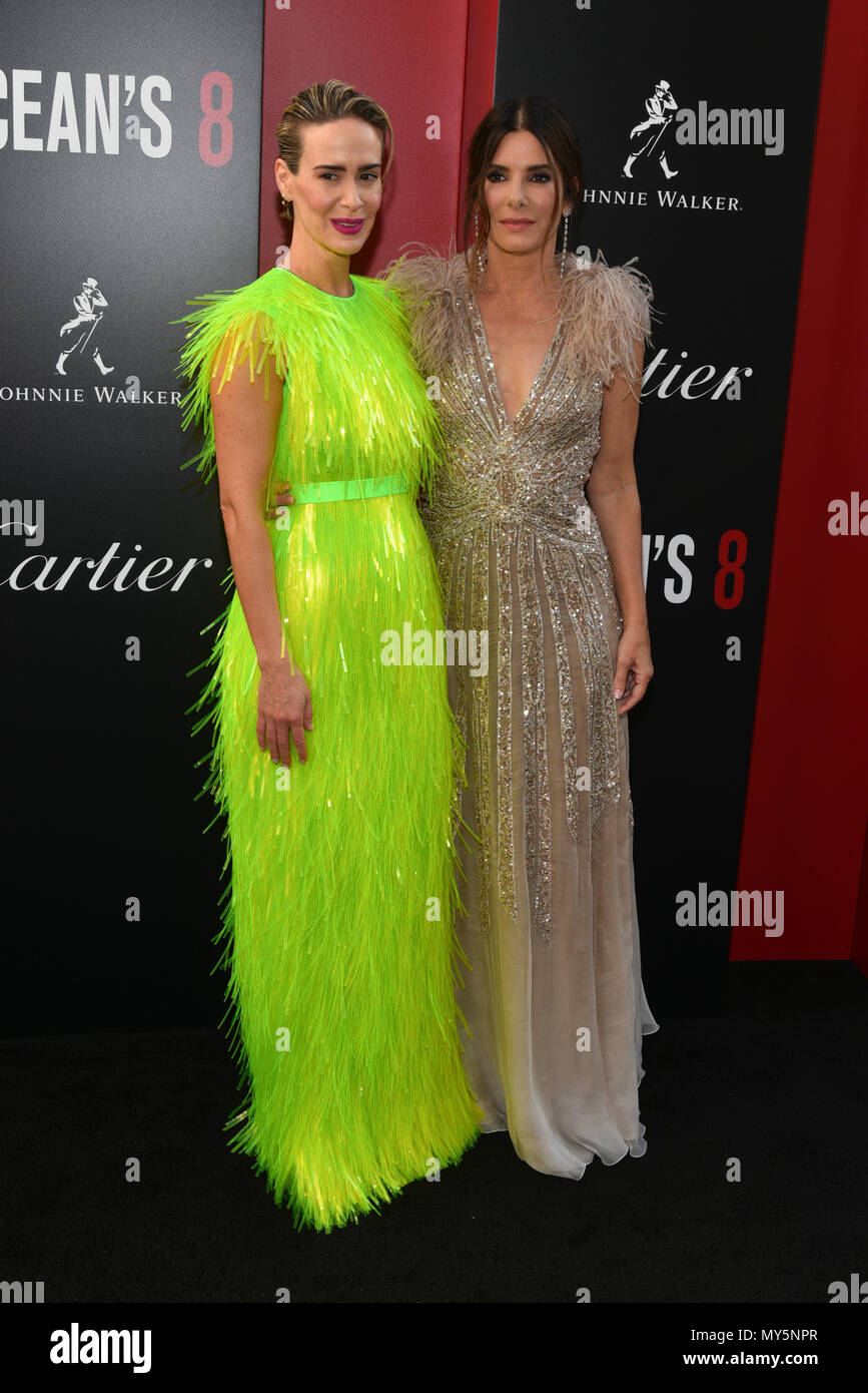 New York, USA. 5th June, 2018. Helena Bonham Carter and Sarah Paulson ...