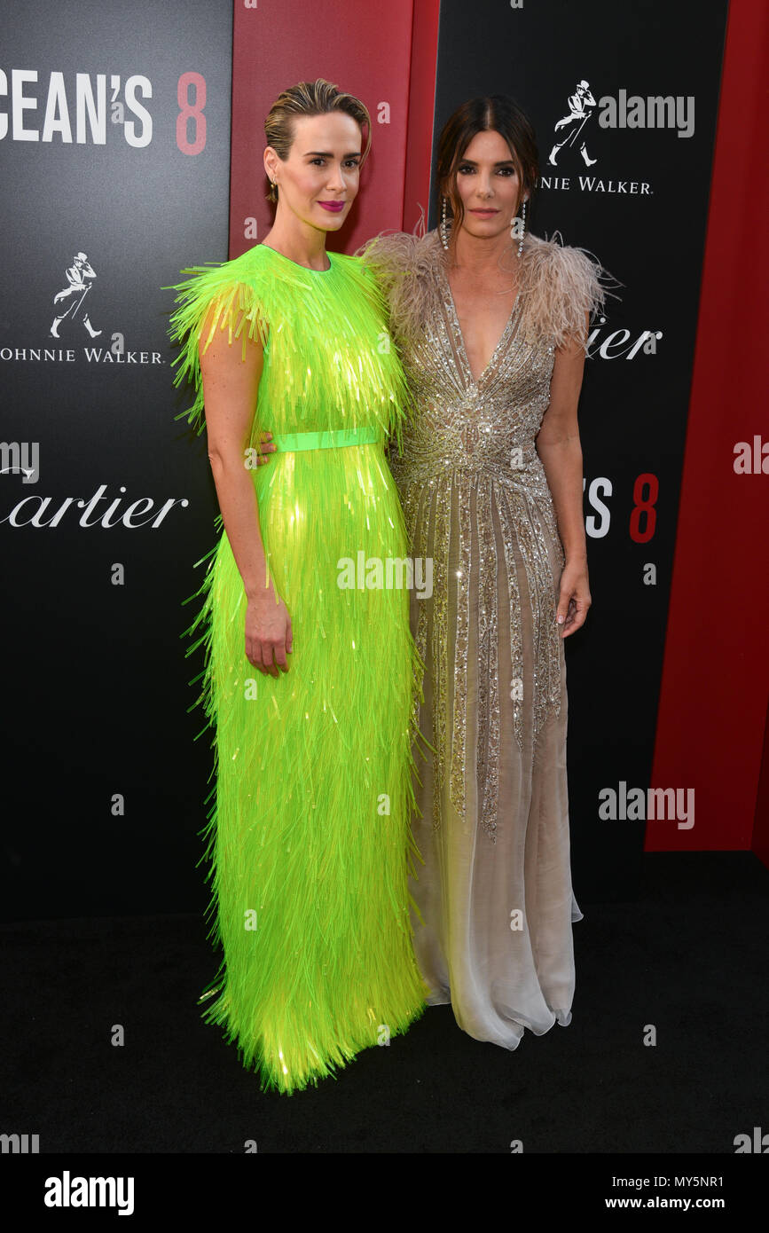 New York, USA. 5th June, 2018. Helena Bonham Carter and Sarah Paulson ...