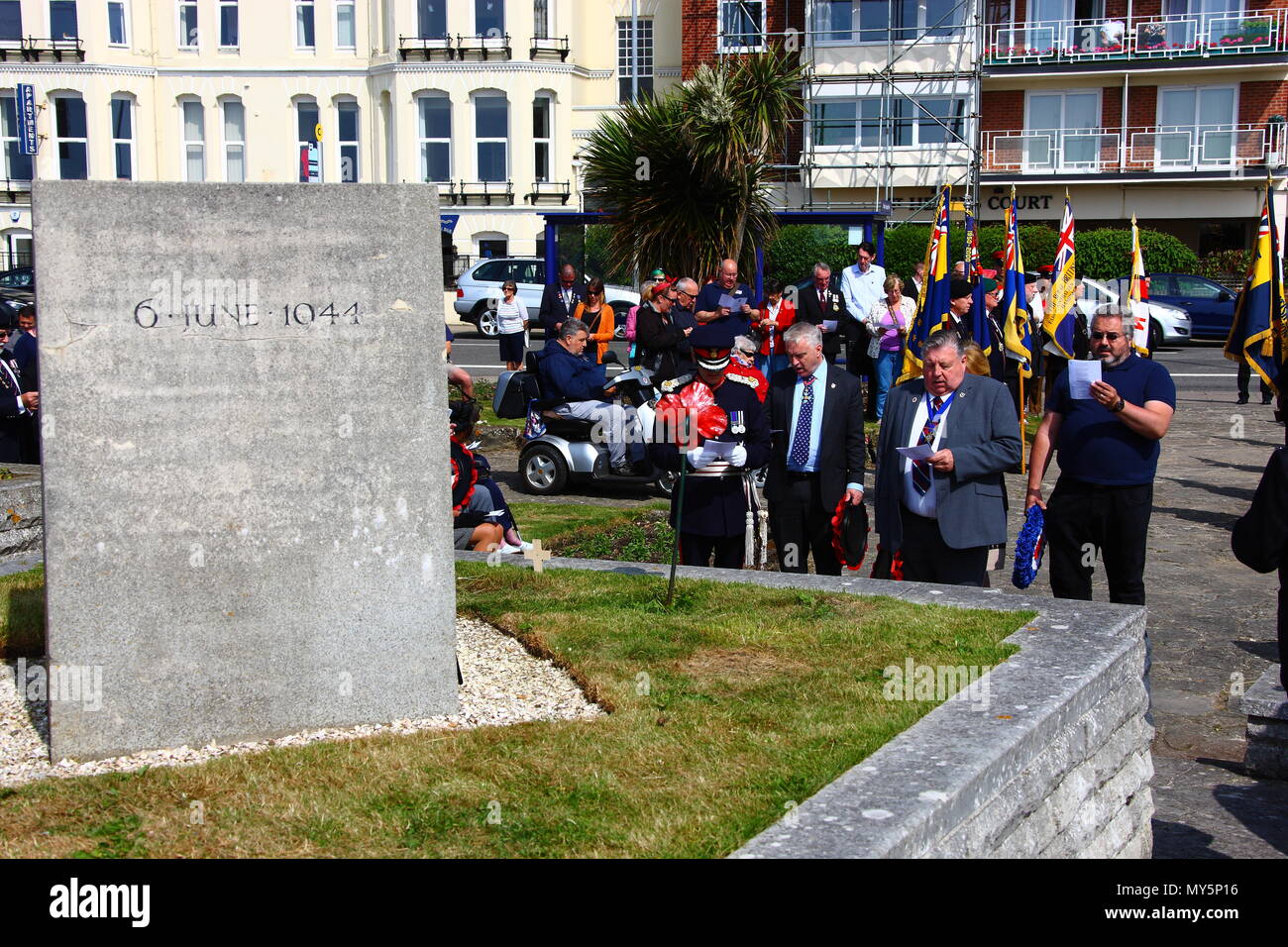 Portsmouth, UK. 6th June, 2018. Annual D Day service of remembrance ...