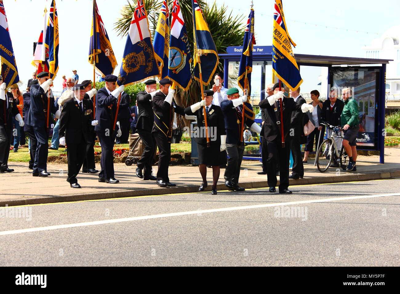 Portsmouth, UK. 6th June, 2018. Annual D Day service of remembrance ...