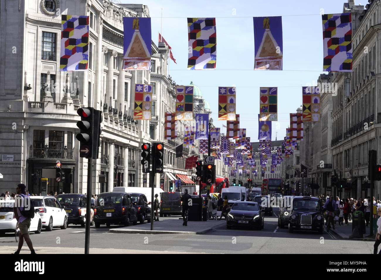 Regent Street, London, W!., UK 6th June, 2018 The Royal Academy ...