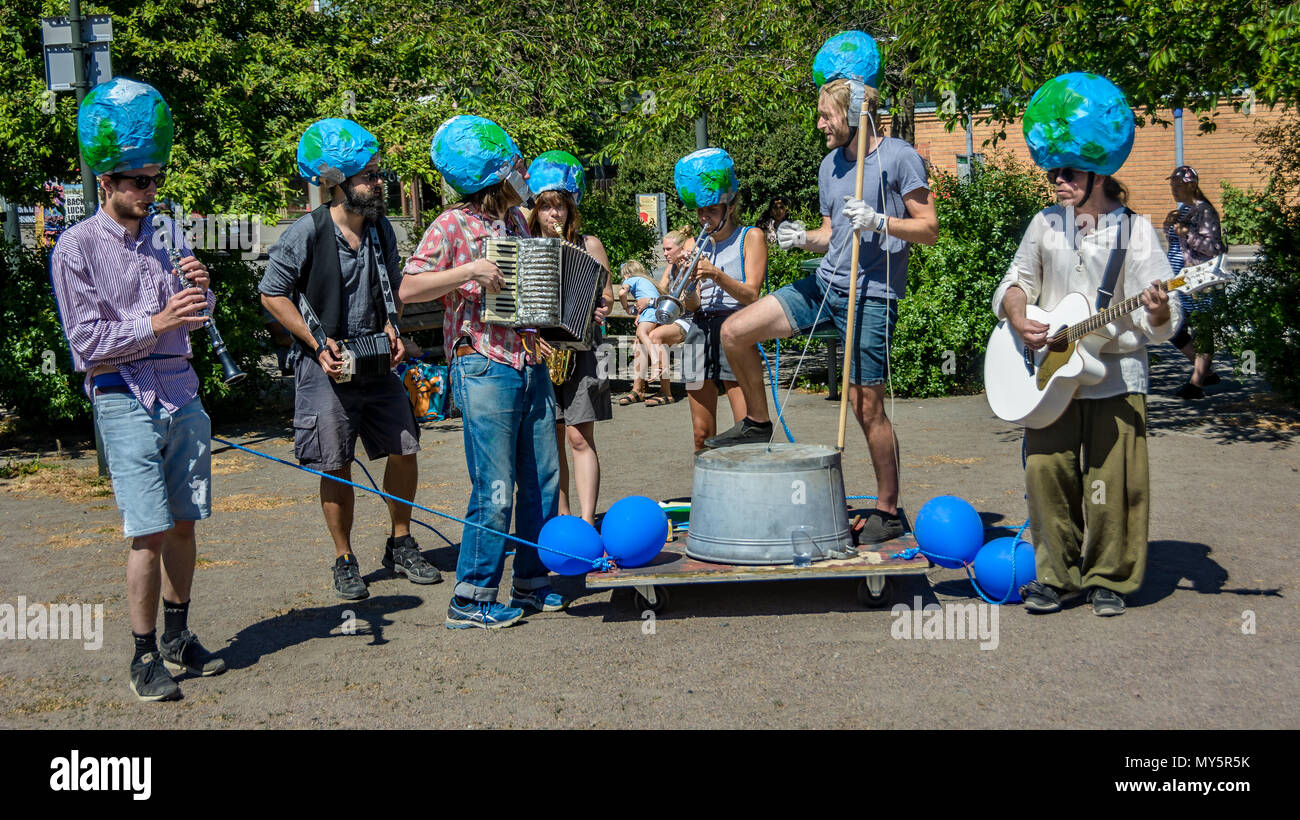 Malmö, Sweden. 6th June, 2018. Celebration of the Swedish National Day ...