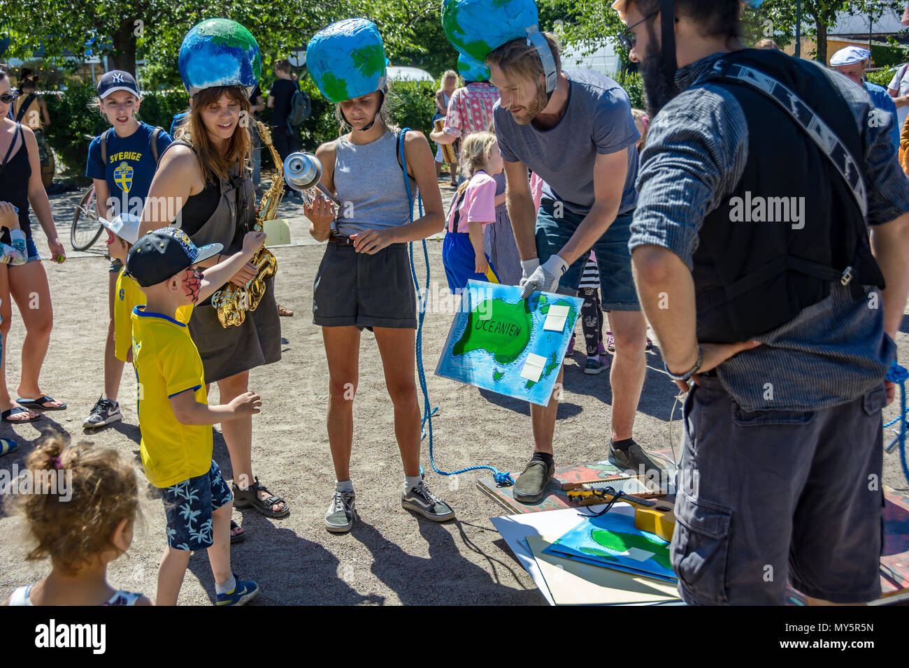 Malmö, Sweden. 6th June, 2018. Celebration of the Swedish National Day ...