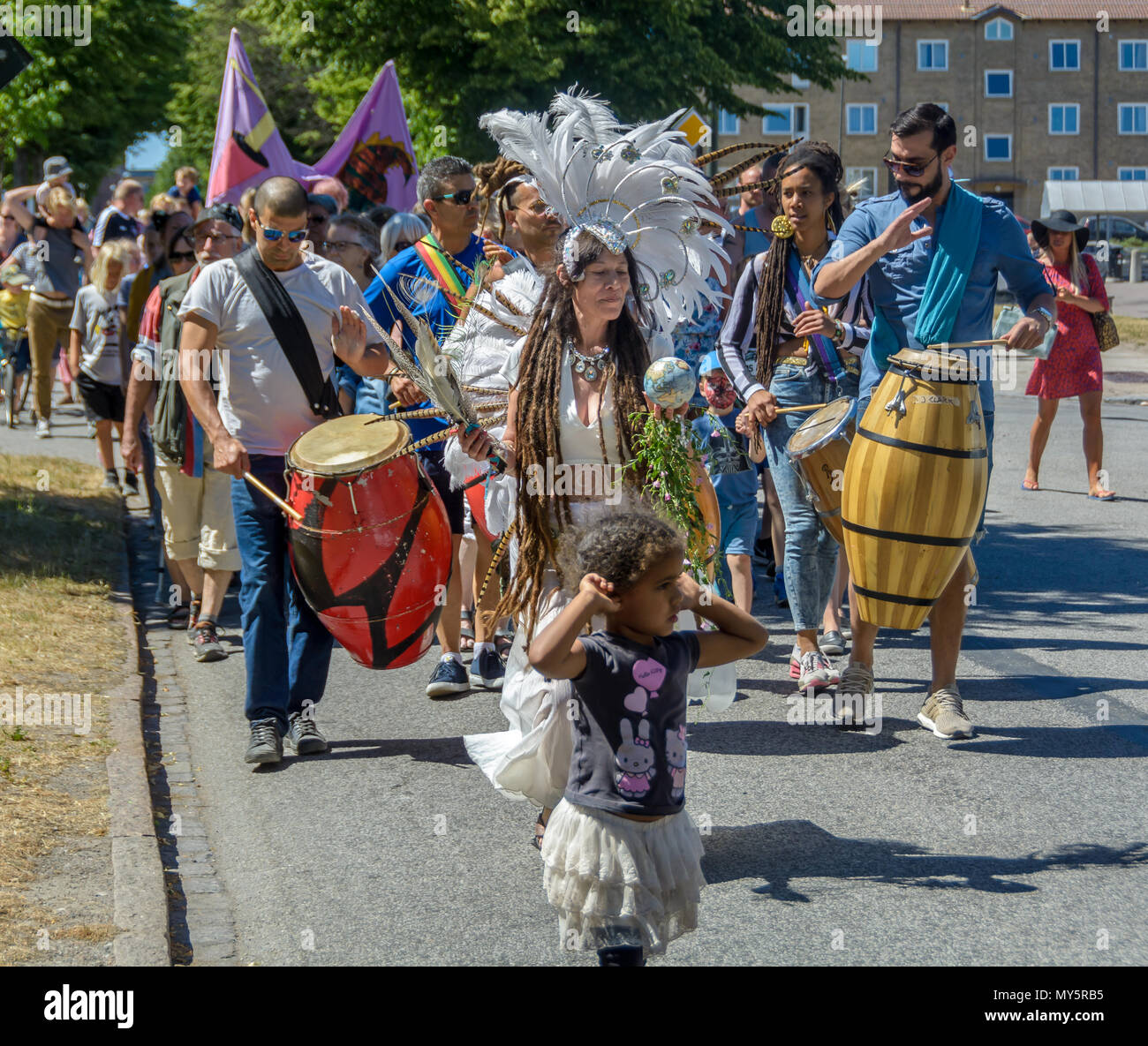 Malmö, Sweden. 6th June, 2018. Celebration of the Swedish National Day ...