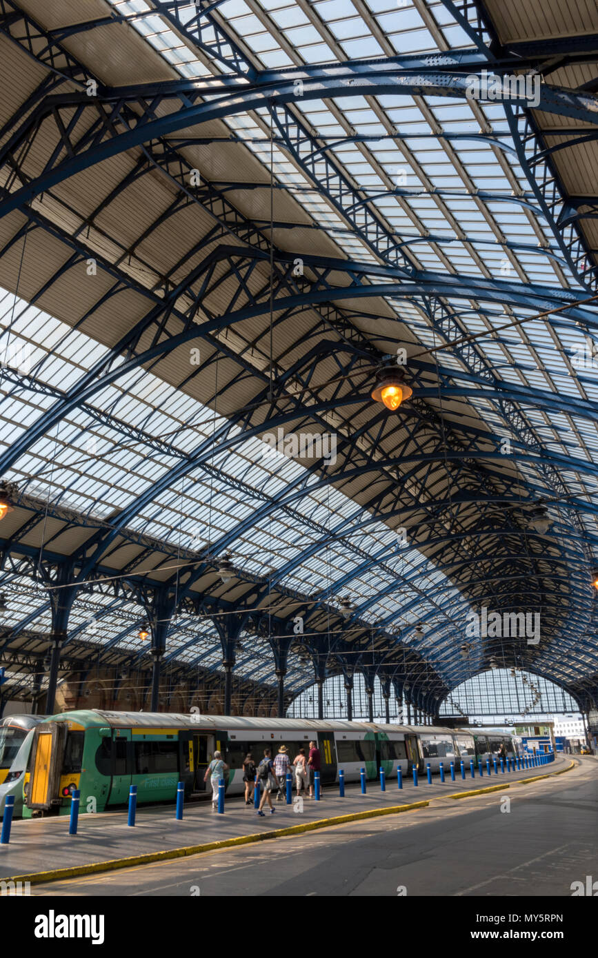 Rail timetable brighton 2018 hi-res stock photography and images - Alamy