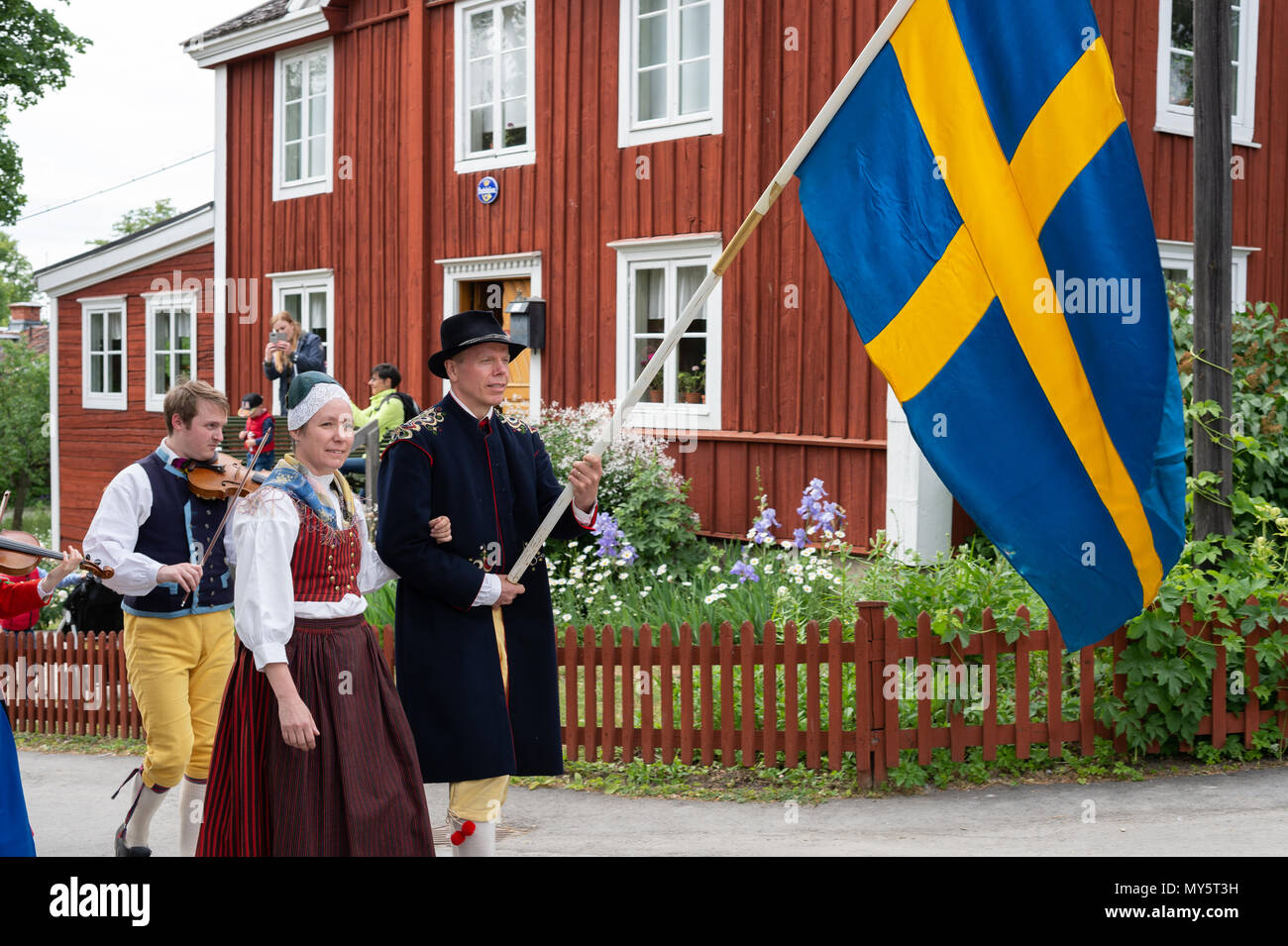 Stockholm, Sweden, June 6, 2018. Sweden's National Day celebration at ...