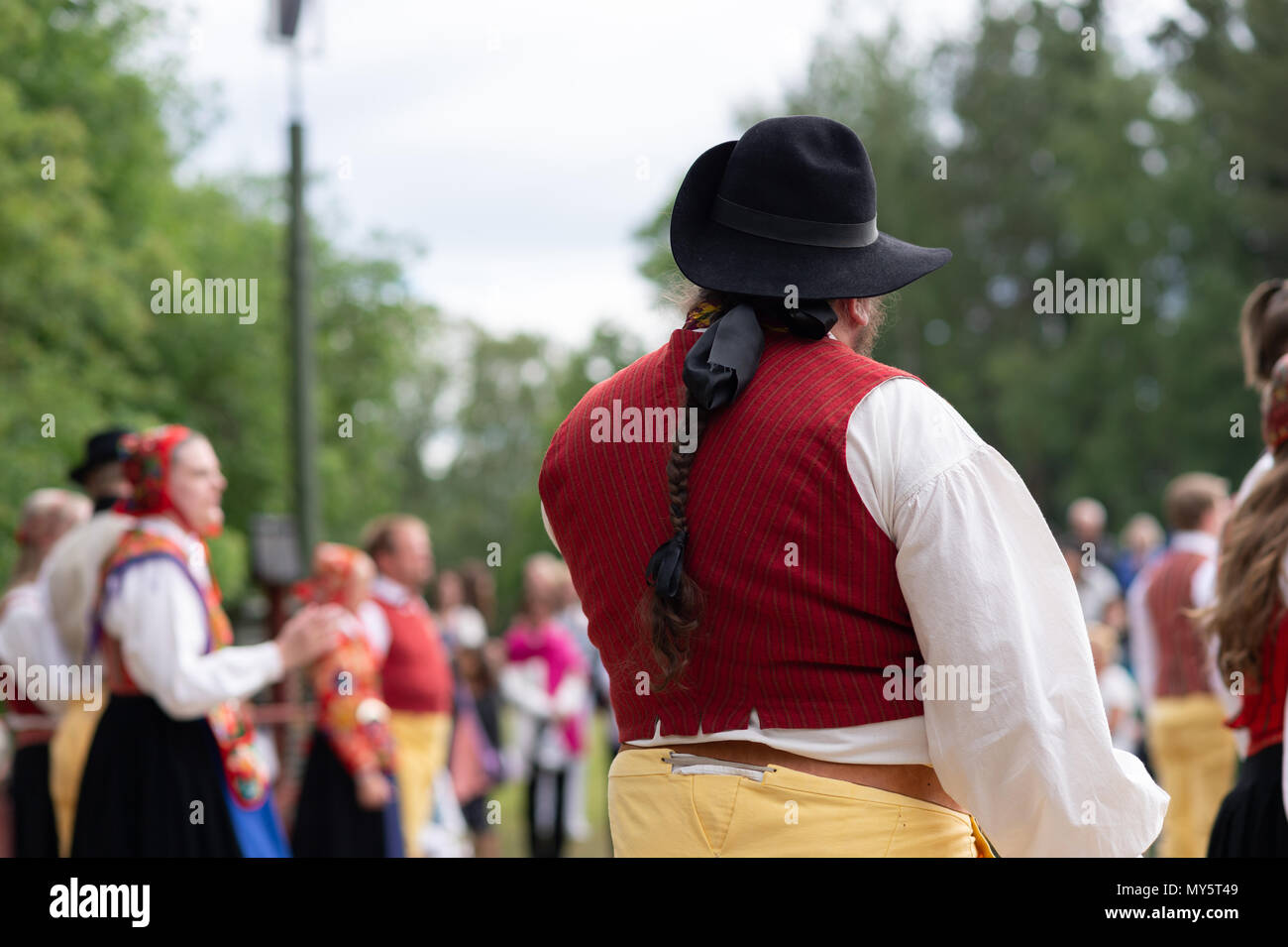 Stockholm, Sweden, June 6, 2018. Sweden's National Day celebration at ...