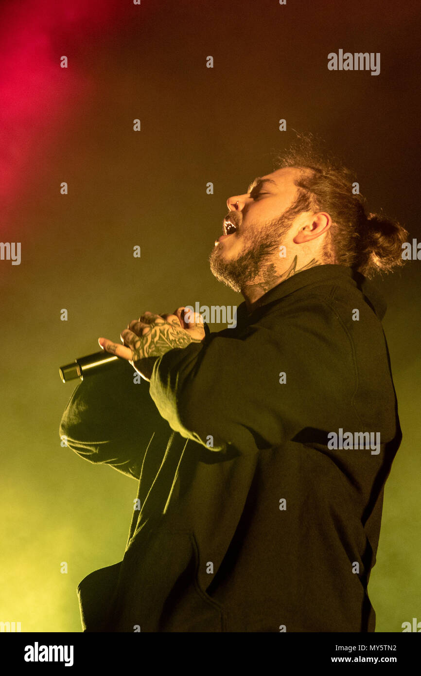 Chicago, Illinois, USA. 5th June, 2018. POST MALONE (AUSTIN RICHARD ...