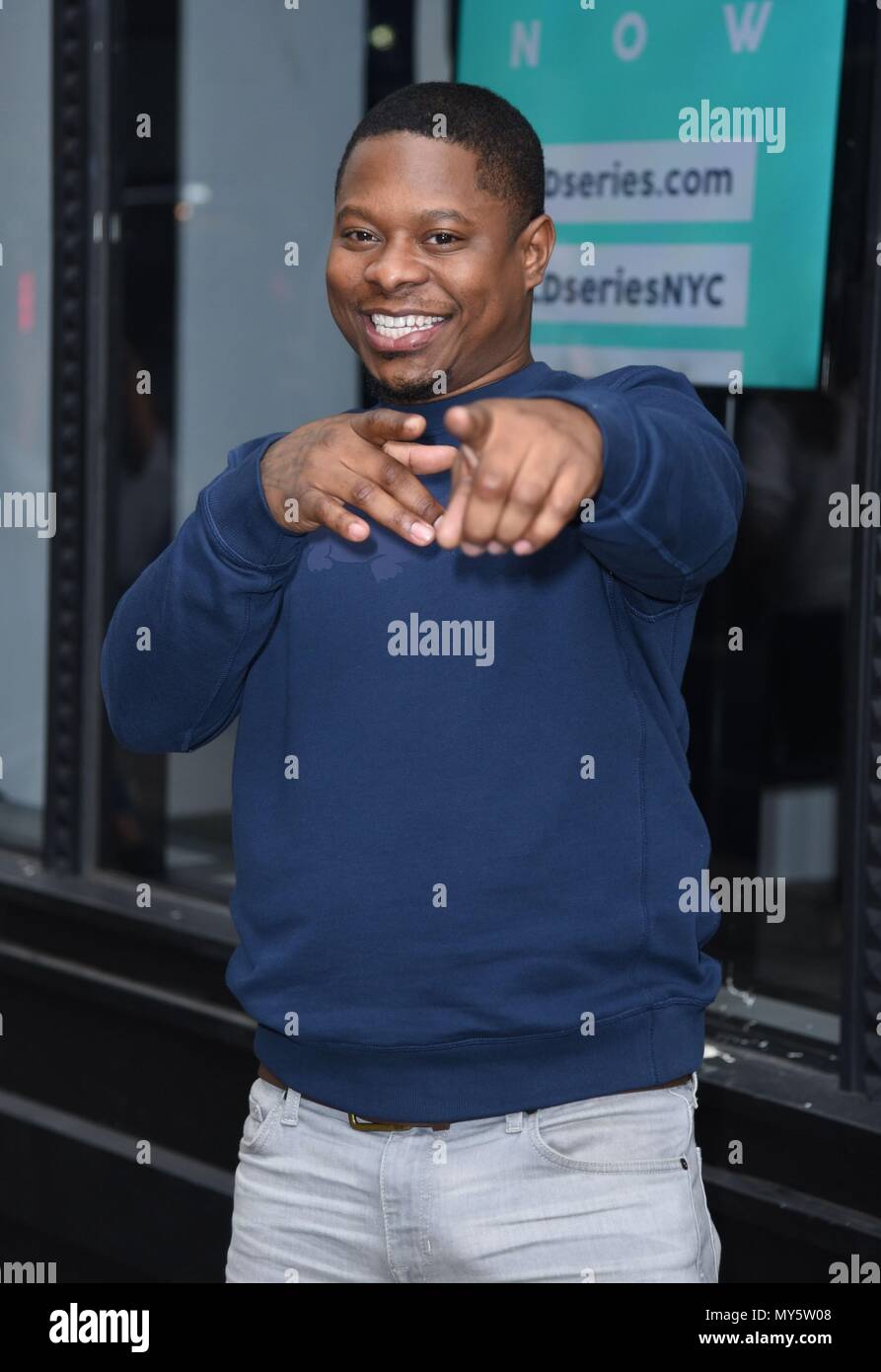 New York, NY, USA. 6th June, 2018. Jason Mitchell, seen at BUILD Series ...