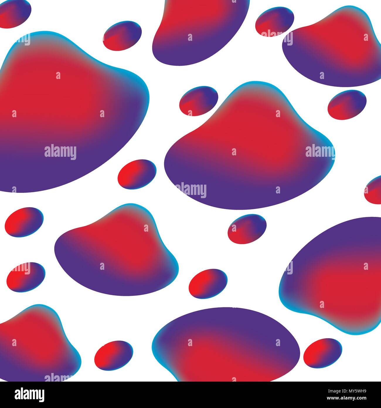 fluid abstract spot and dots background design vector illustration ...