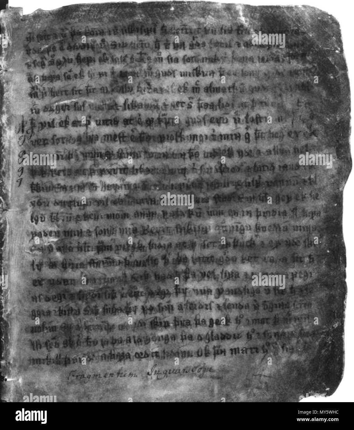 Icelandic manuscript Black and White Stock Photos & Images - Alamy