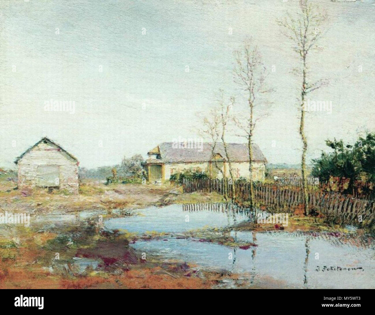 . English: Ivan Pohitonov. Spring Day . 1900s-1910s. Ivan Pohitonov ...