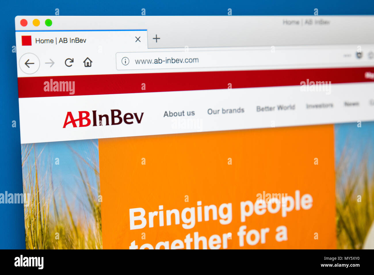 Abinbev logo hi-res stock photography and images - Alamy