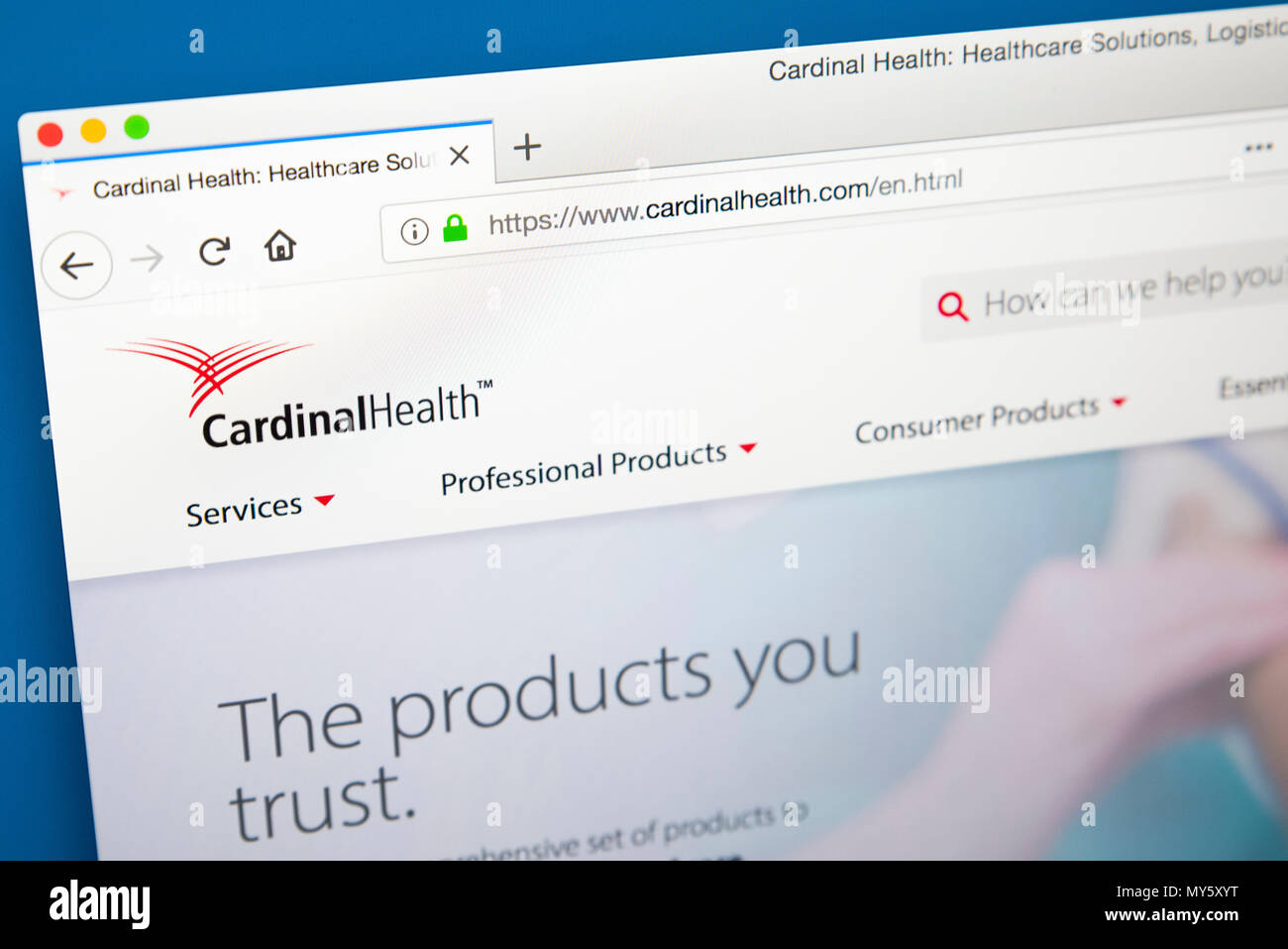 Cardinal health logo hi-res stock photography and images - Alamy