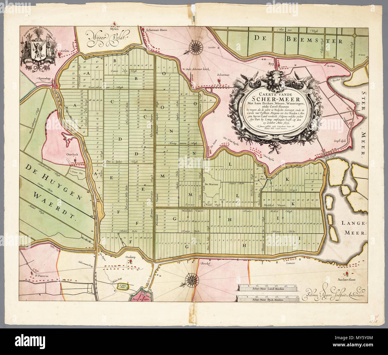 1635 caerte van de schermeer hi-res stock photography and images - Alamy