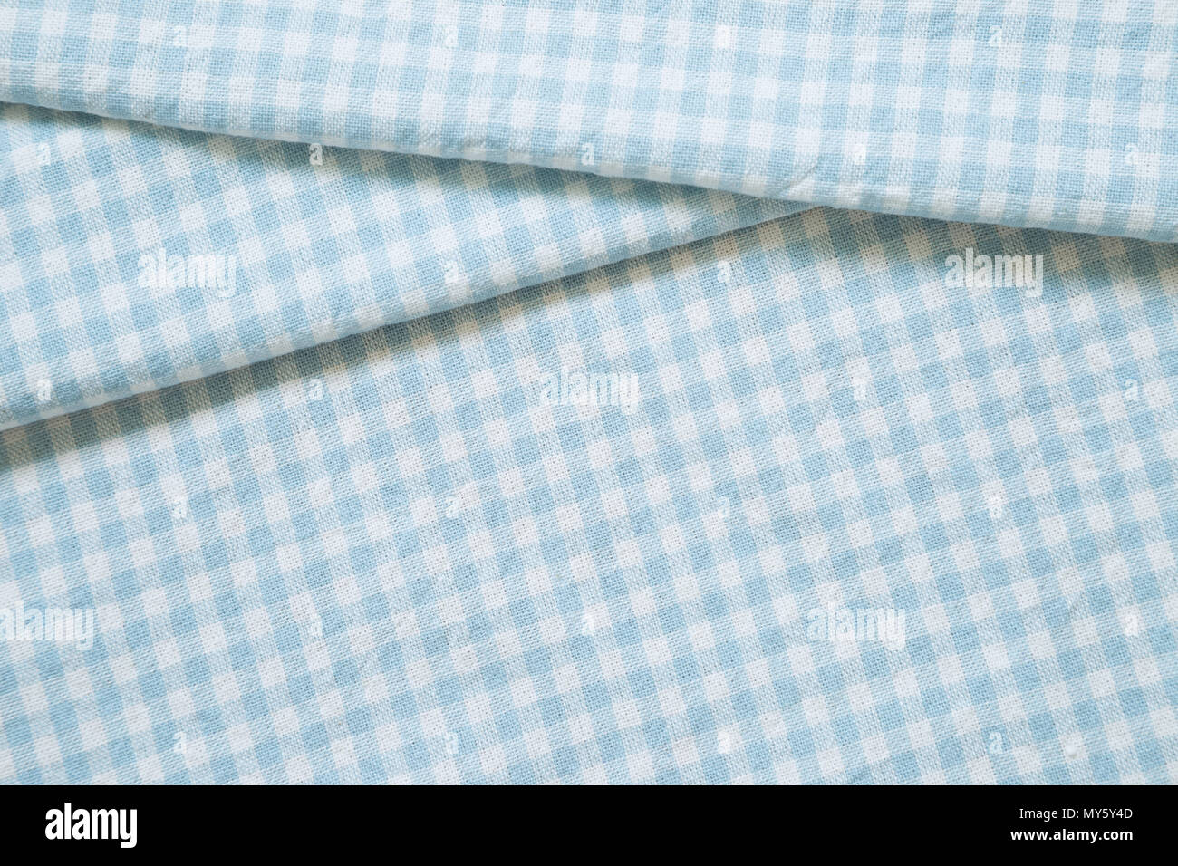 Check pattern fabric fold background Stock Photo - Alamy