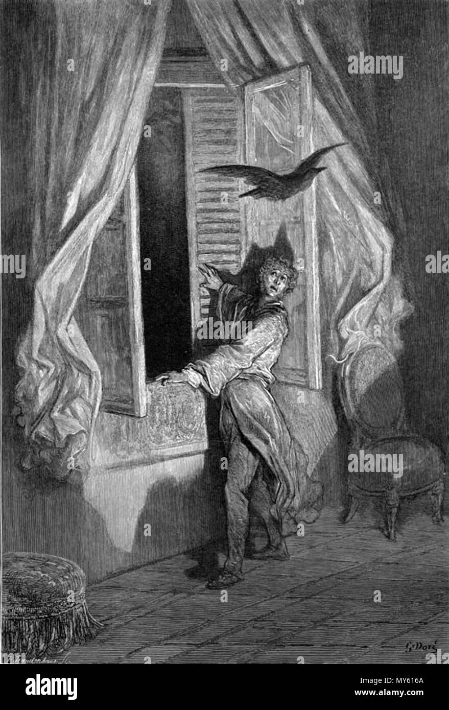 Gustave dore raven hi-res stock photography and images - Alamy