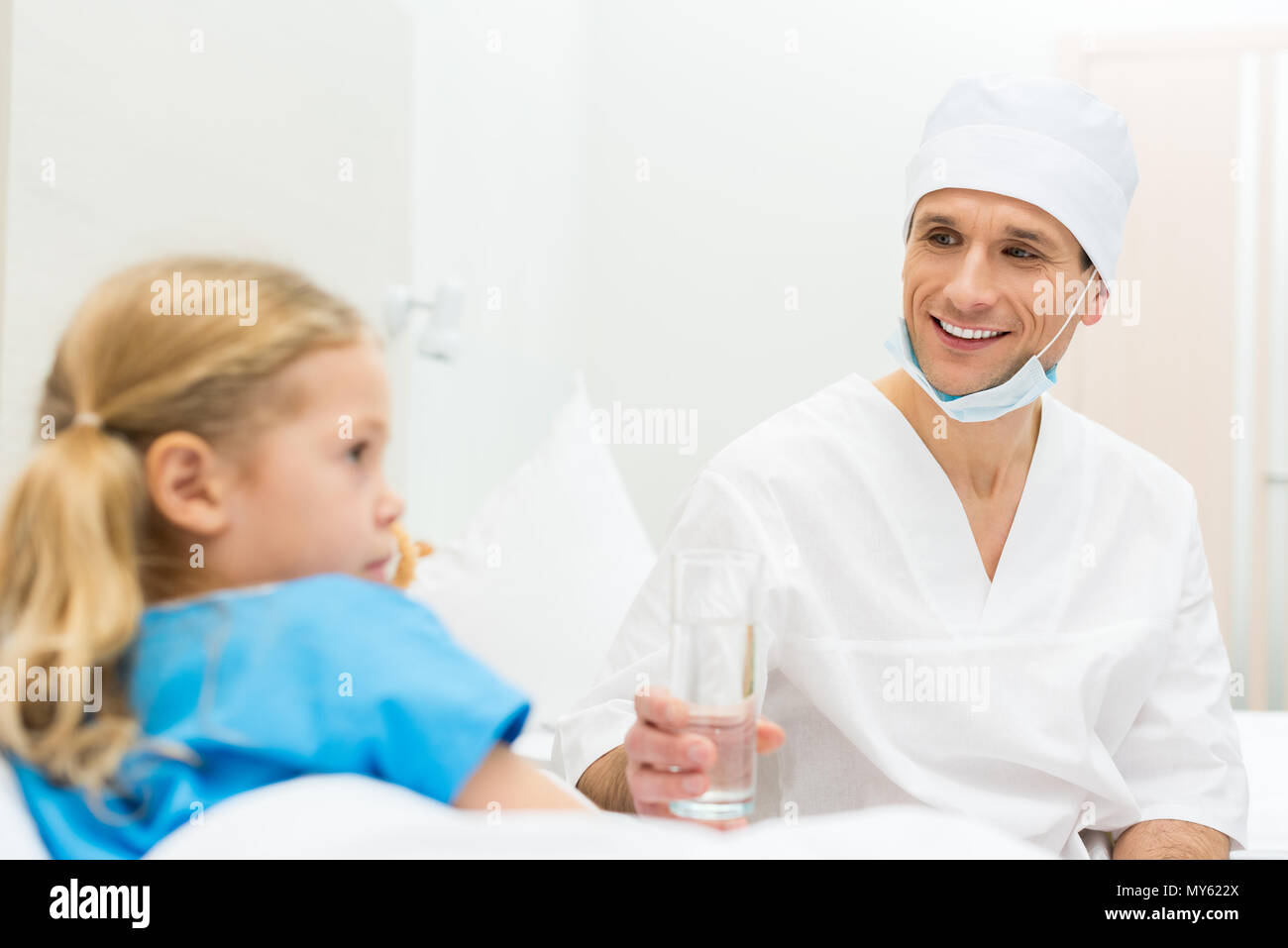 Sick kid smiling hi-res stock photography and images - Alamy