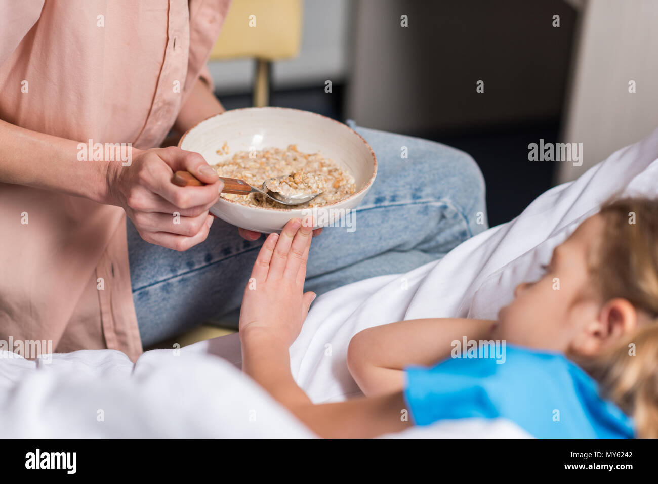 Rejecting food hi-res stock photography and images - Alamy