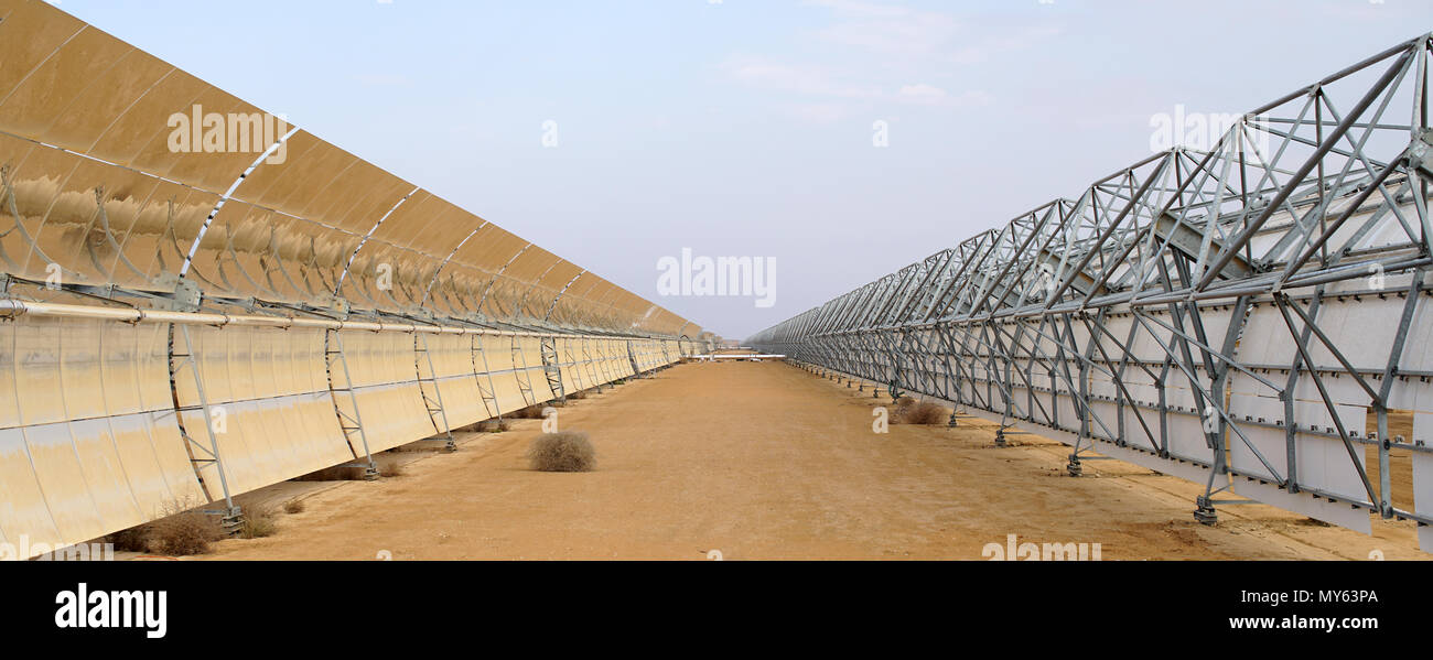 alternative energy, industrial landscape solar batteries in the desert ...
