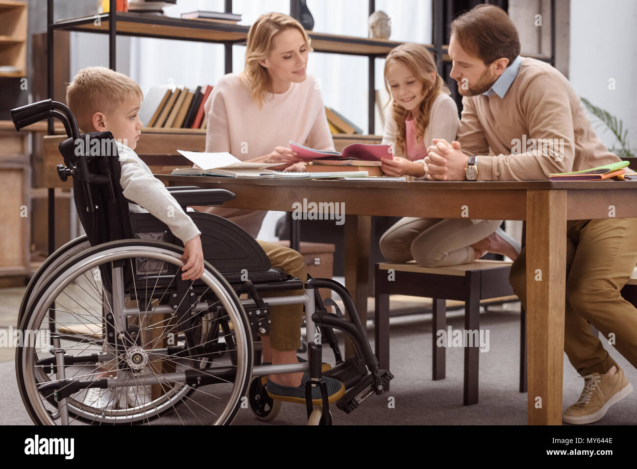 Parents of disabled children hi-res stock photography and images - Alamy